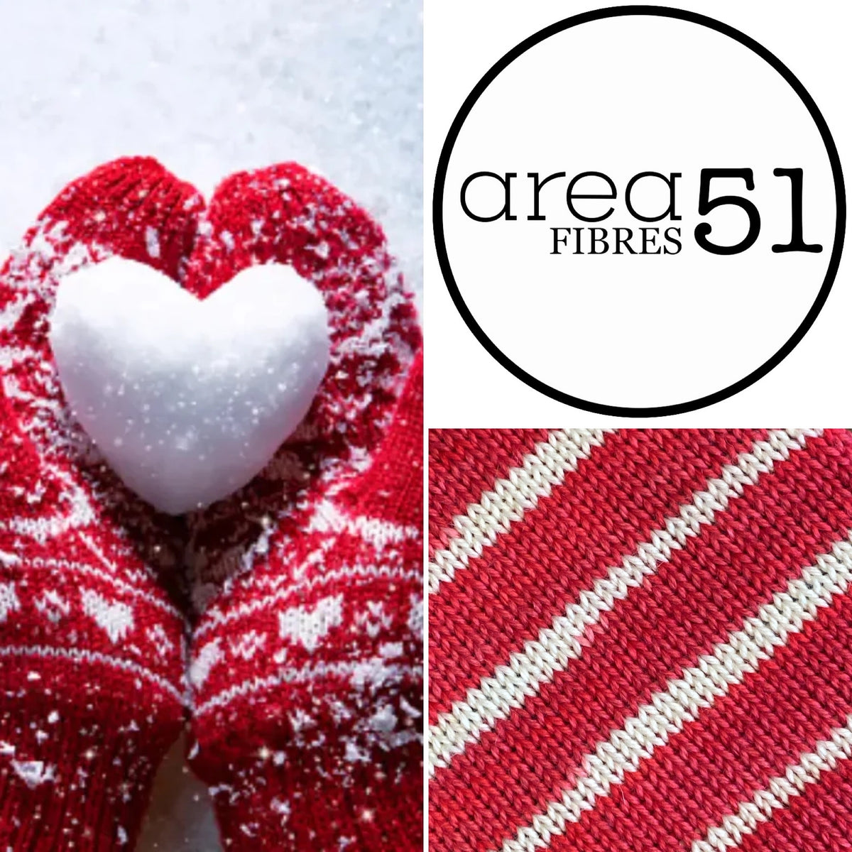 NATIONAL RED MITTEN DAY | 50g Half Skein | PRE-ORDER – area 51 Fibres